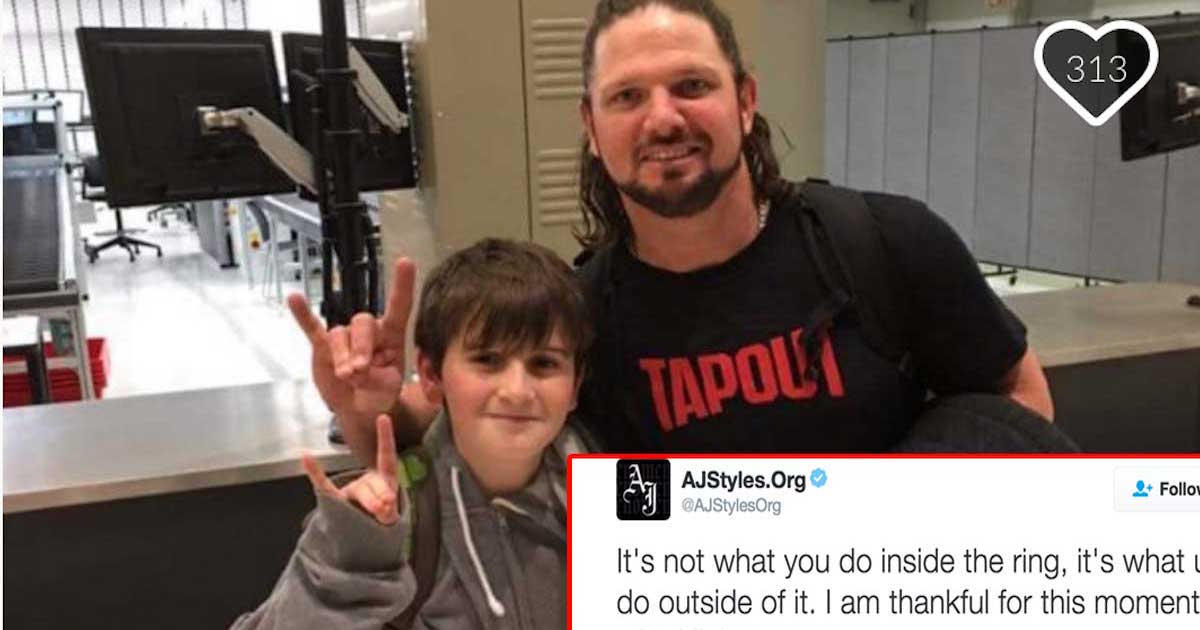 Michael Bongiovanni Pens Heartbreaking Letter to AJ Styles From His Son