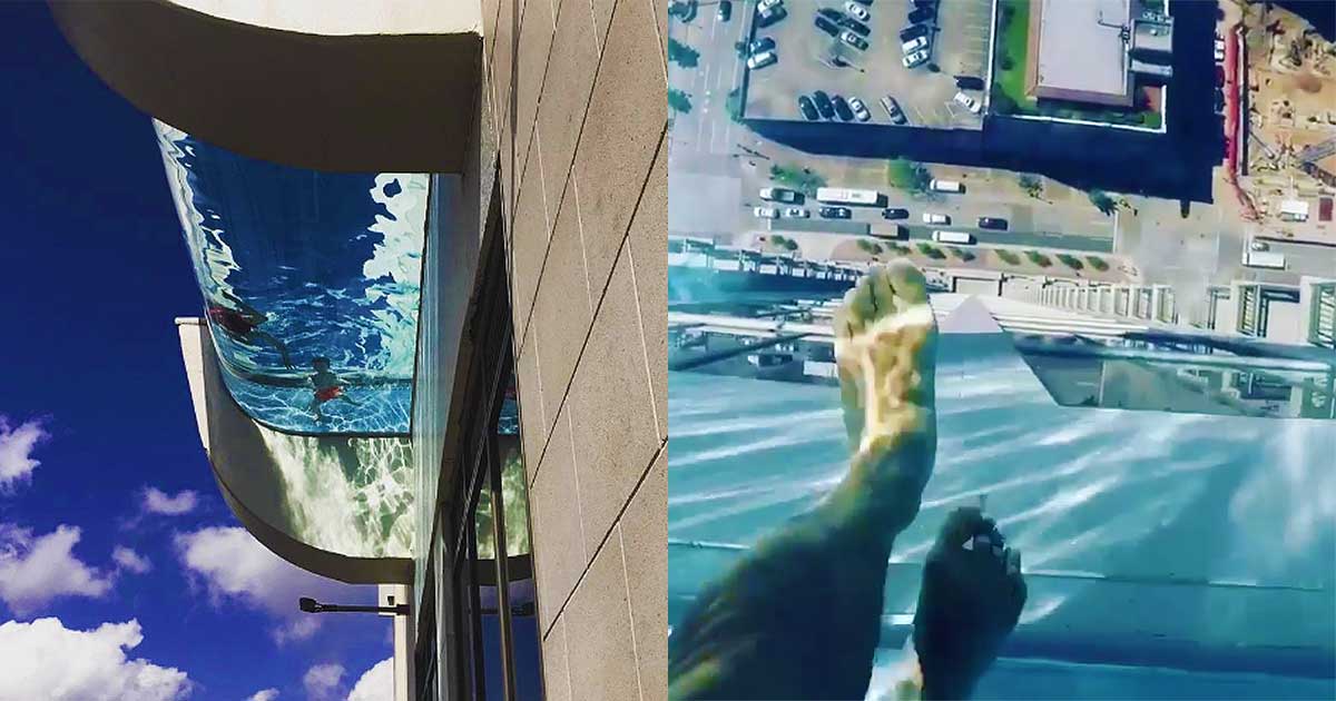 Sky Pool Video at the Market Square Tower in Houston Goes Viral